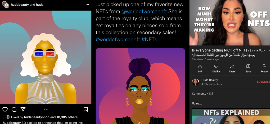 Beauty influencers are getting into NFTs and the metaverse