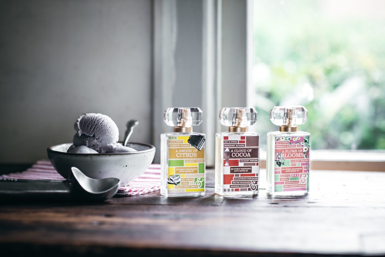 A new perfume doubles as an ice cream topping
