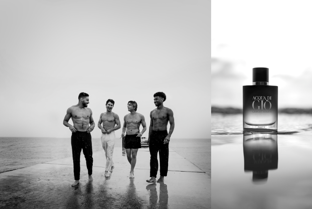 Armani Beauty tapped 4 male Gen-Z ambassadors to launch its new Acqua ...