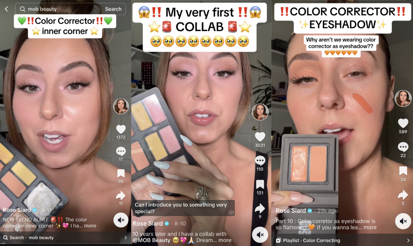 Mob Beauty teams with influencer Rose Siard for collab - Glossy