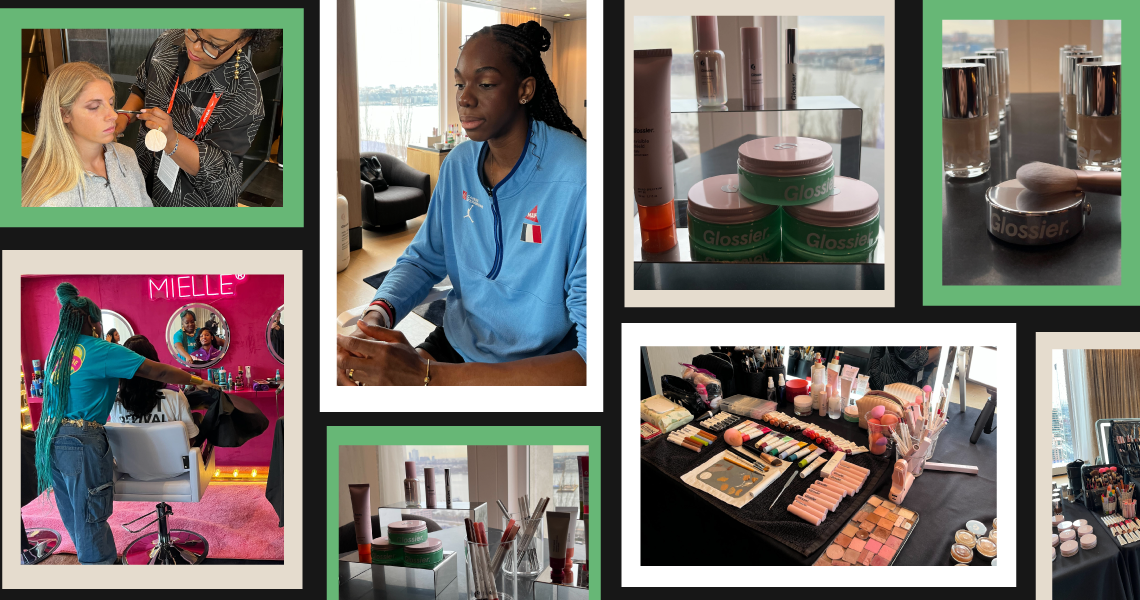 Beauty & Wellness Briefing: Inside Glossier’s WNBA Draft glam room - Glossy